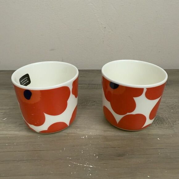 Marimekko | Dining | Marimekko Set 2 Oiva Unikko Coffee Cup Tea No ...